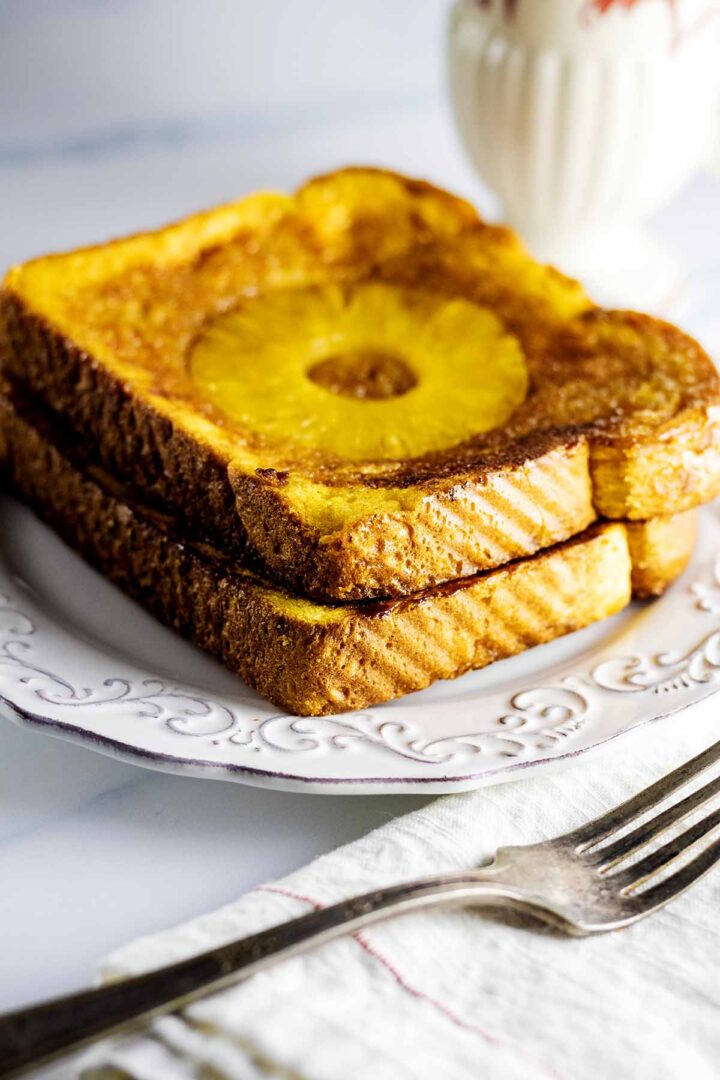 Pineapple French Toast (quick & easy recipe!) - Heavenly Home Cooking