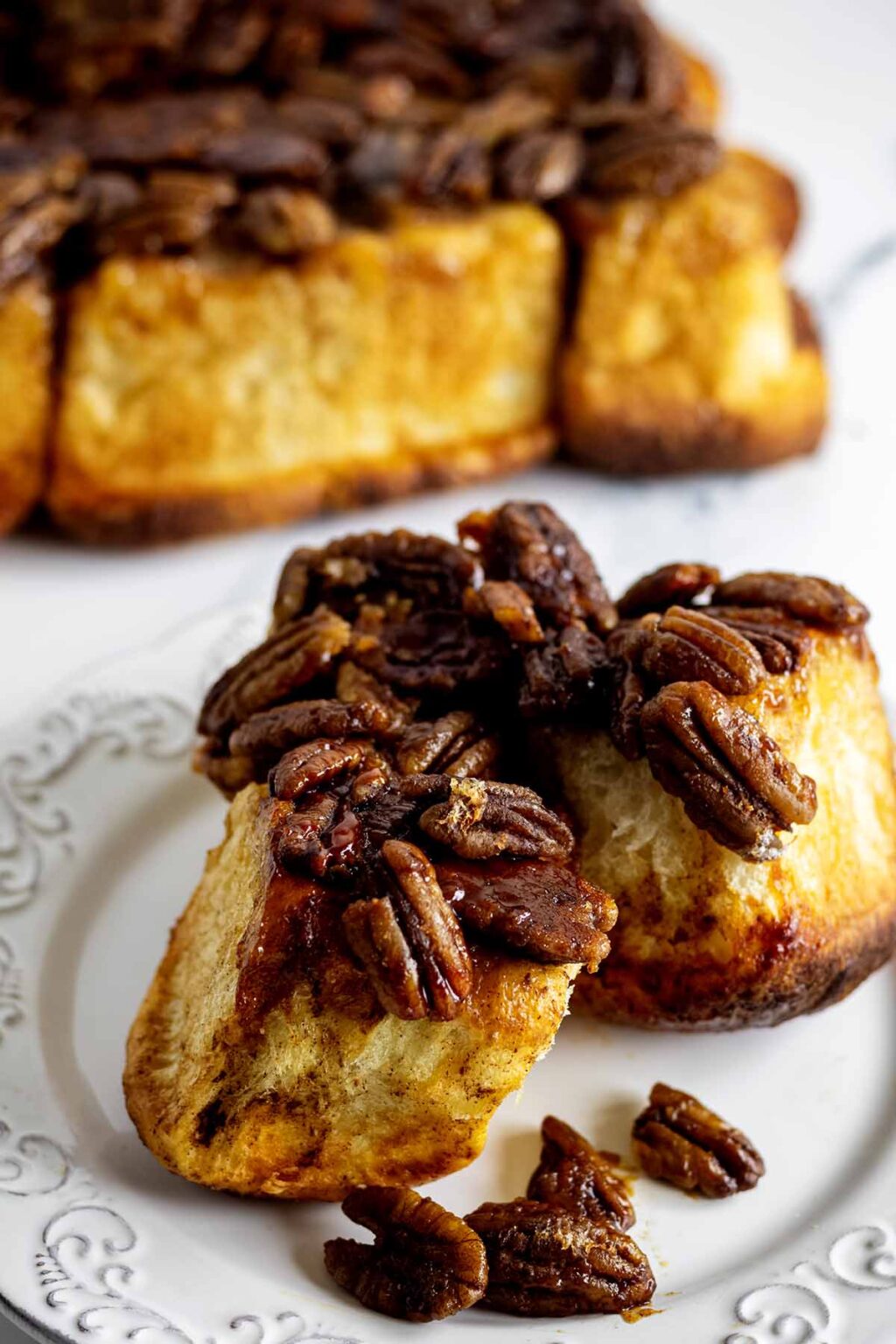 Caramel Pull Apart Rolls (Overnight Recipe) - Heavenly Home Cooking