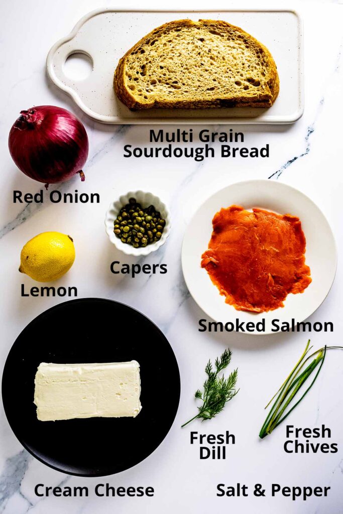 Smoked Salmon Toasts (Quick & Easy Recipe!) - Heavenly Home Cooking