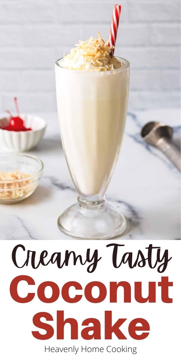 Coconut Shake (Easy 3-Ingredient Recipe) - Heavenly Home Cooking