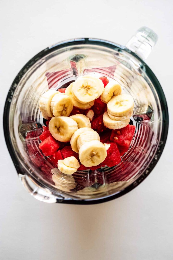 Watermelon Banana Smoothie (Quick & Easy) - Heavenly Home Cooking