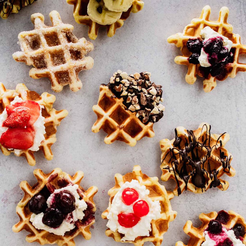 Mini Waffles (Simple, Easy, Tasty & Fun!) - Heavenly Home Cooking