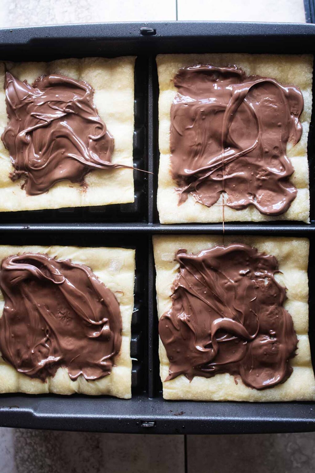 Nutella Waffles (Fast & Easy | Only 2 Ingredients) Heavenly Home Cooking