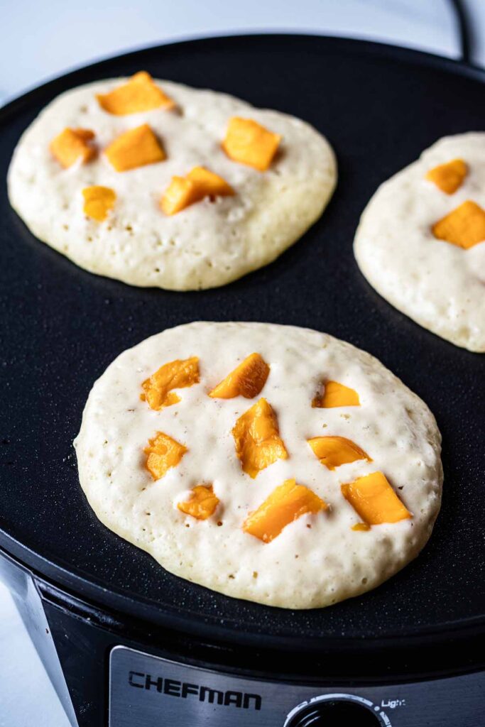 Mango Pancakes (Easy, Light, Fluffy, & Tasty) - Heavenly Home Cooking
