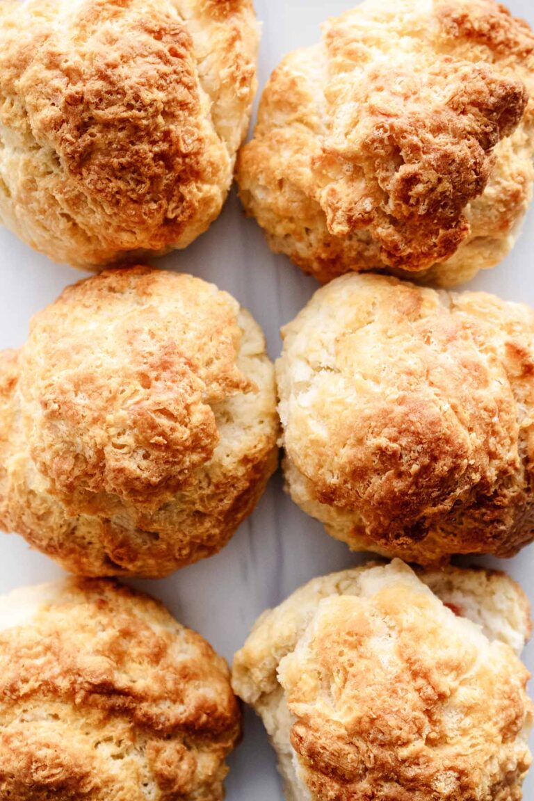 Air Fryer Biscuits (Quick, Easy, 3 Ingredients) - Heavenly Home Cooking