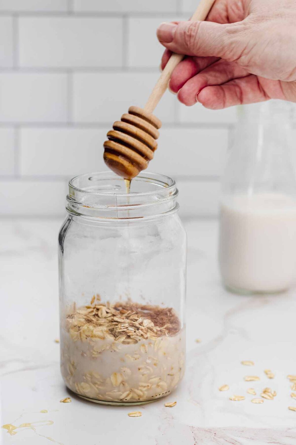 Overnight Oats Without Milk (Lactose-Free) - Heavenly Home Cooking