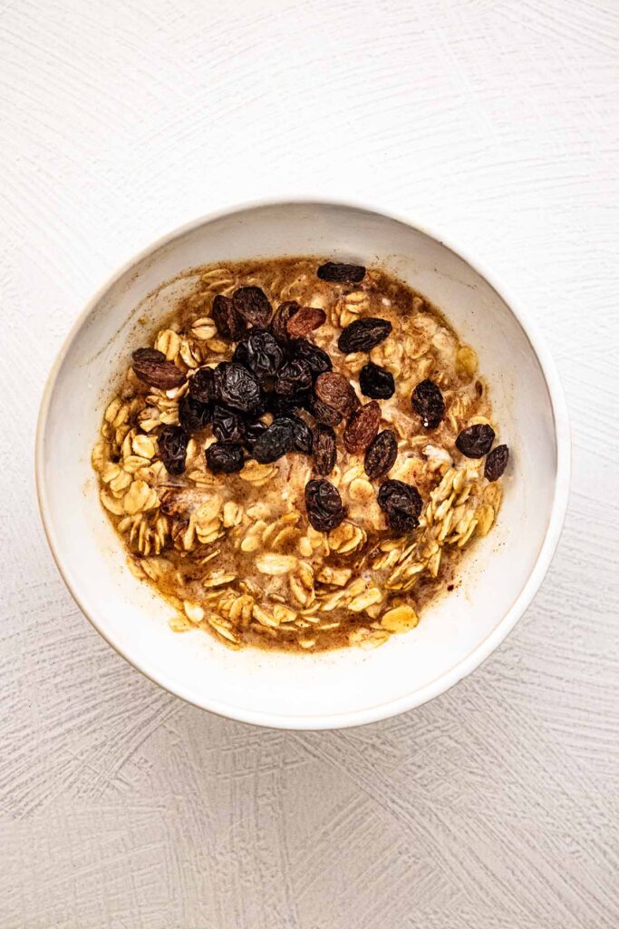Single Serving Baked Oatmeal - Eggless - Heavenly Home Cooking