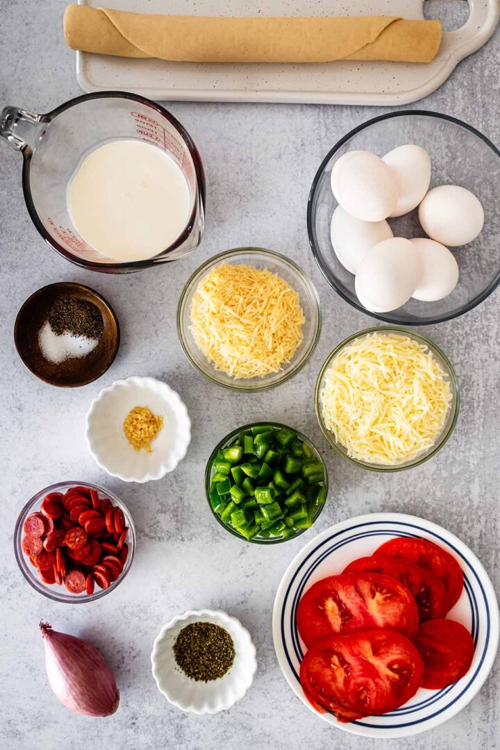 Italian Quiche (Easy Brunch Recipe) - Heavenly Home Cooking