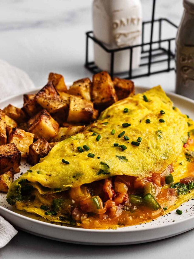 Tuna Omelette (Fresh, Healthy & Hearty) - Heavenly Home Cooking