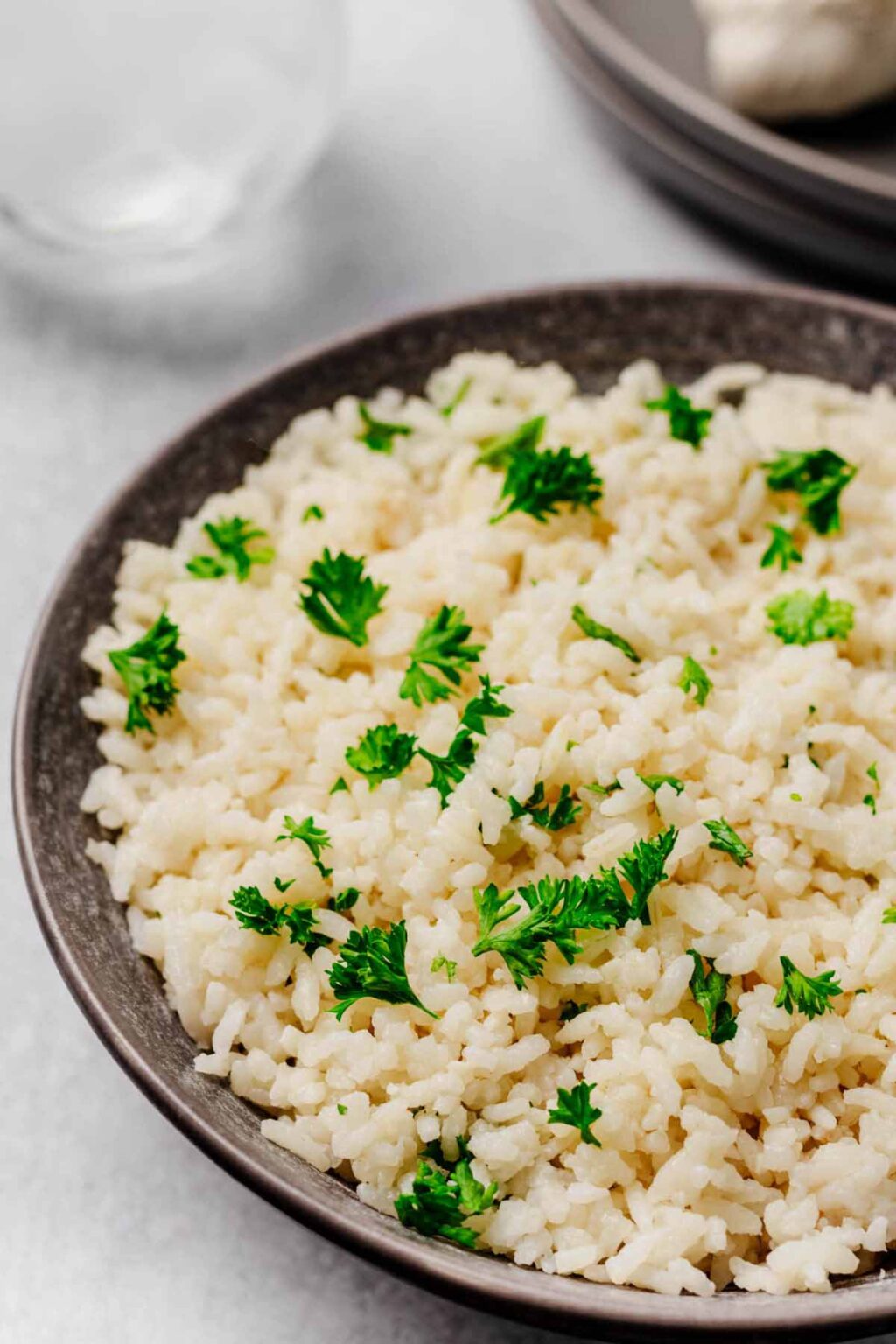 Garlic Parmesan Rice - Heavenly Home Cooking
