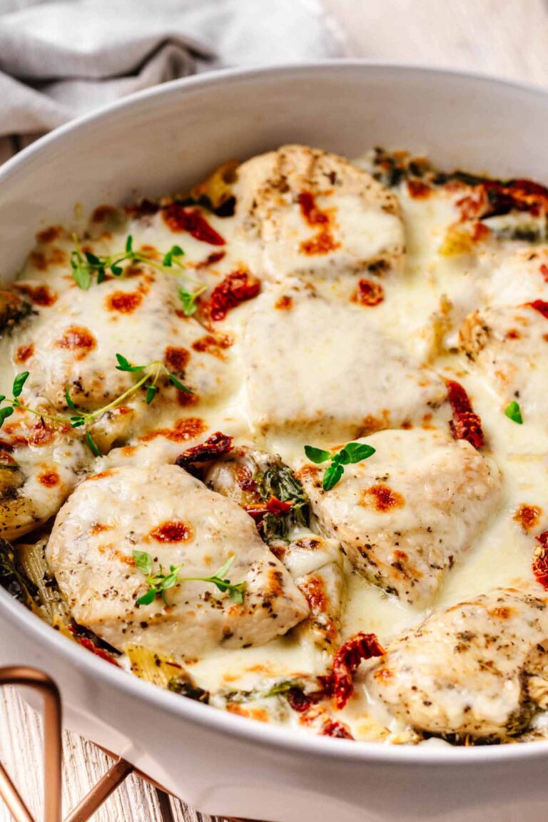 Tuscan Chicken Bake - Heavenly Home Cooking