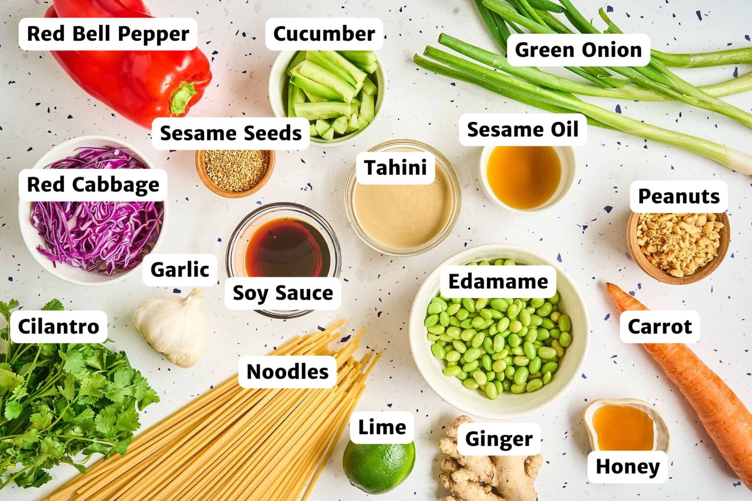 Sesame Noodle Salad - Heavenly Home Cooking