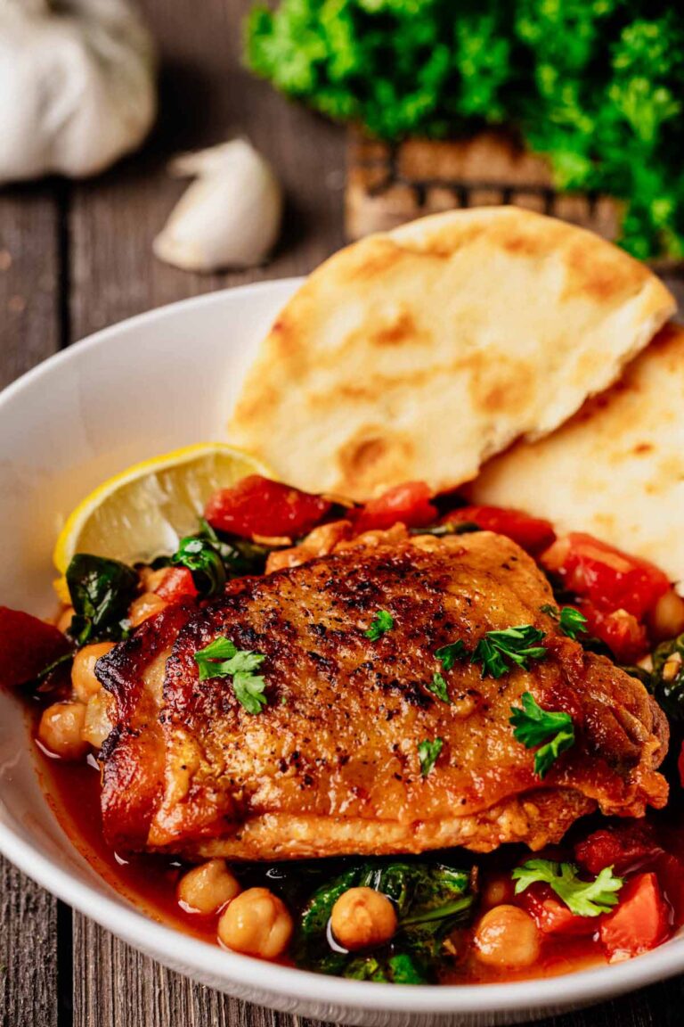 Mediterranean Braised Chicken - Heavenly Home Cooking