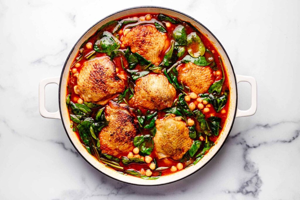 Mediterranean Braised Chicken - Heavenly Home Cooking