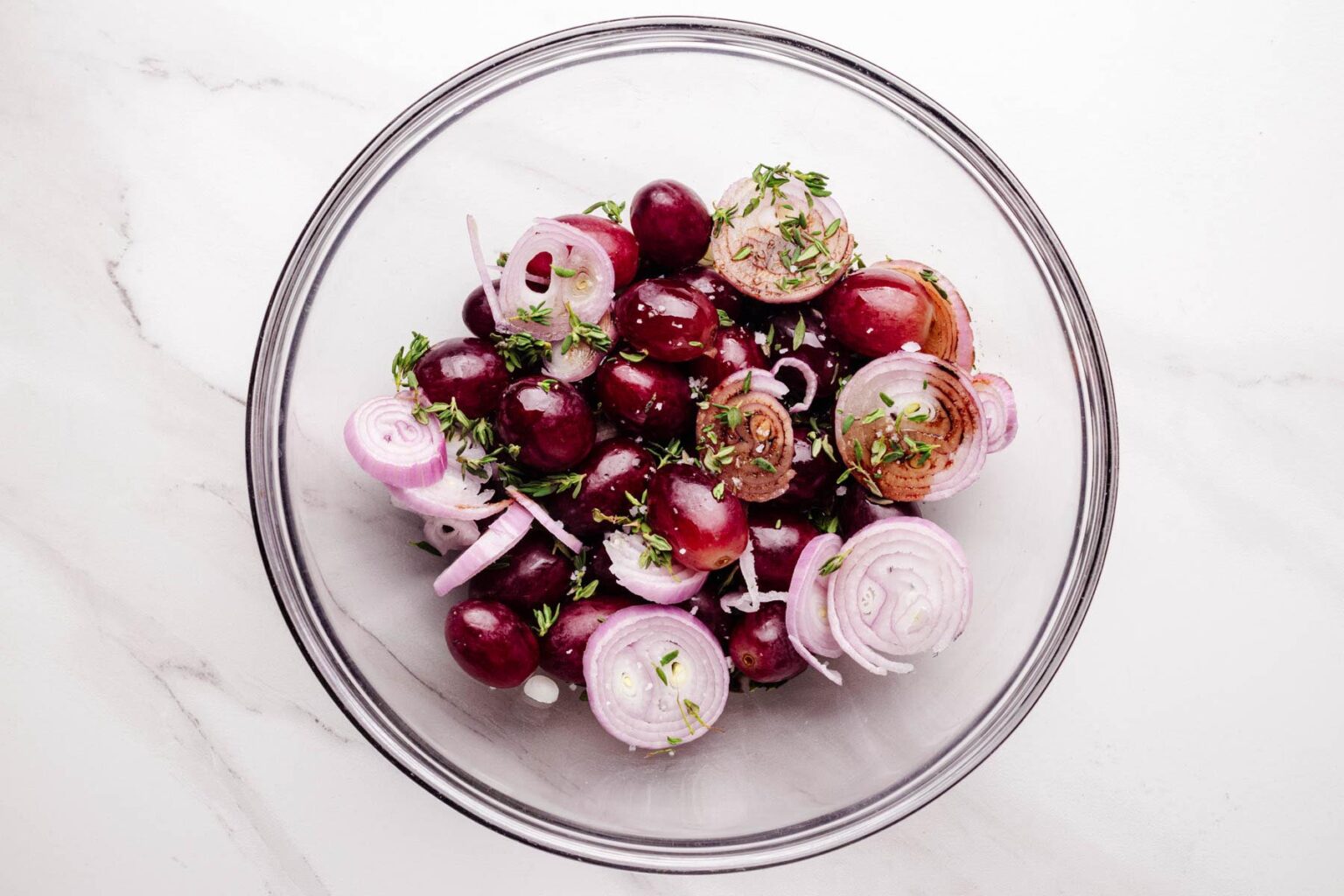Cast Iron Skillet Steak with Shallots and Roasted Grapes - Heavenly ...