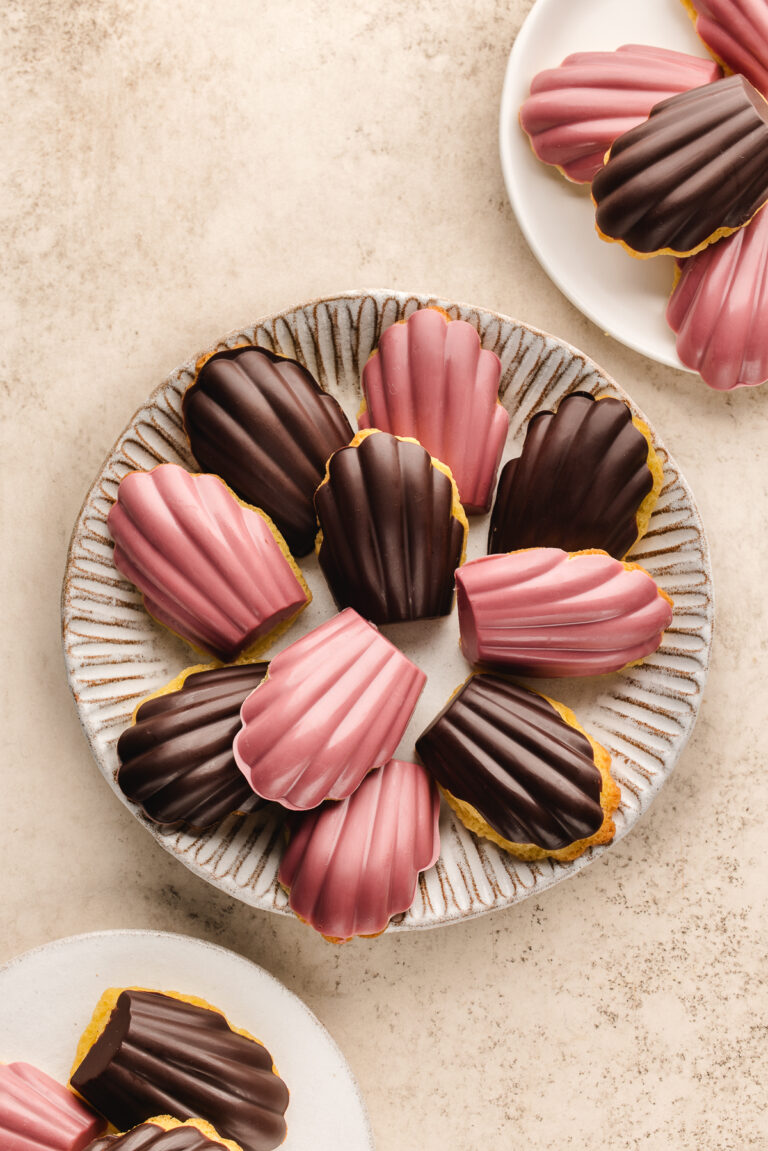 Bakery-Style Chocolate Dipped Madeleines (Easy Step-by-Step) - Heavenly ...